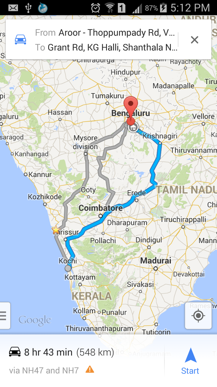 Map Drive Time Between Two Locations Printable Directions