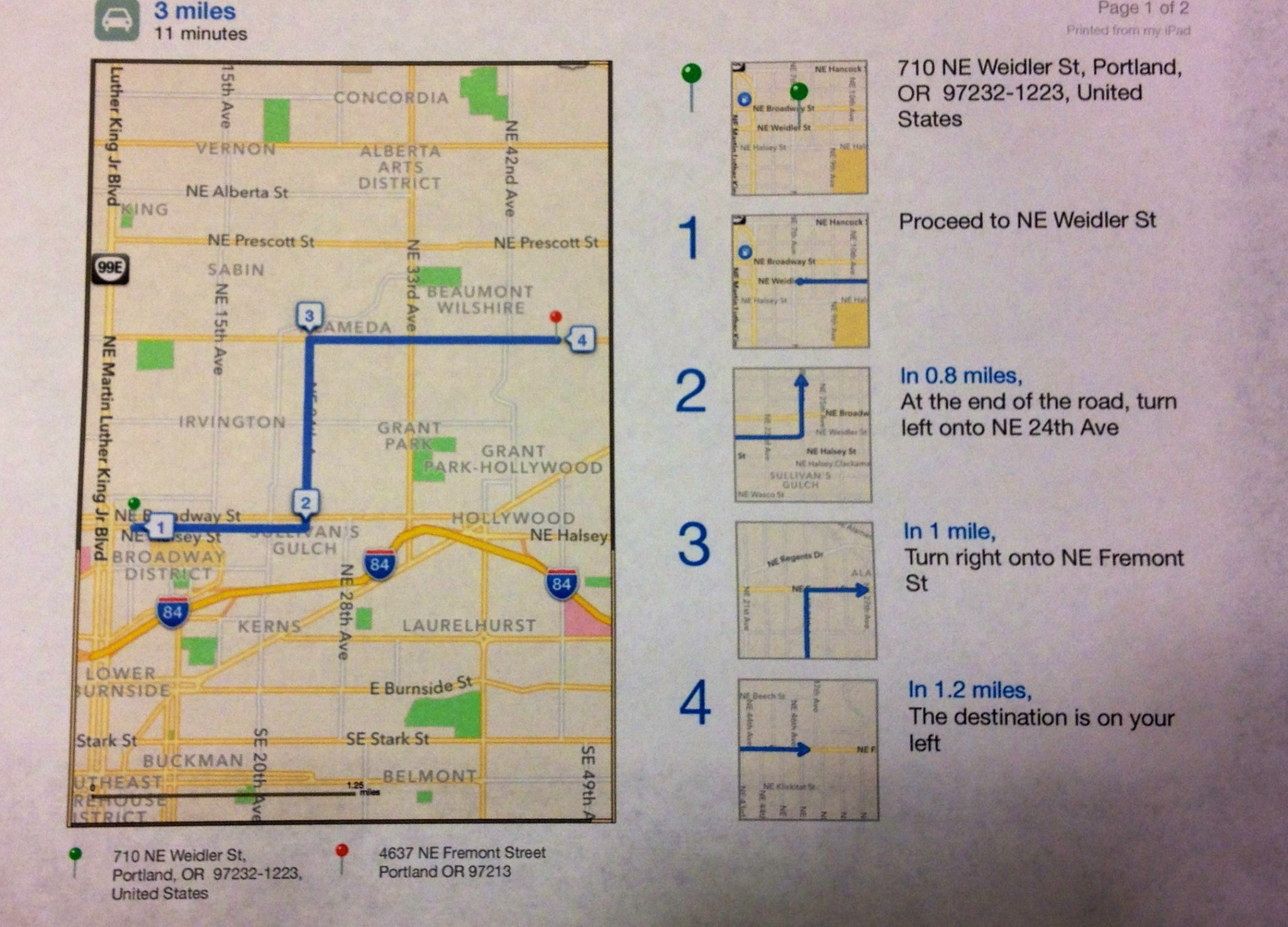 Printable Directions | Printable Mapquest Driving Directions