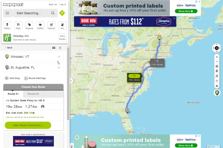 Mapquest Driving Directions Mapquest Free | Printable Directions